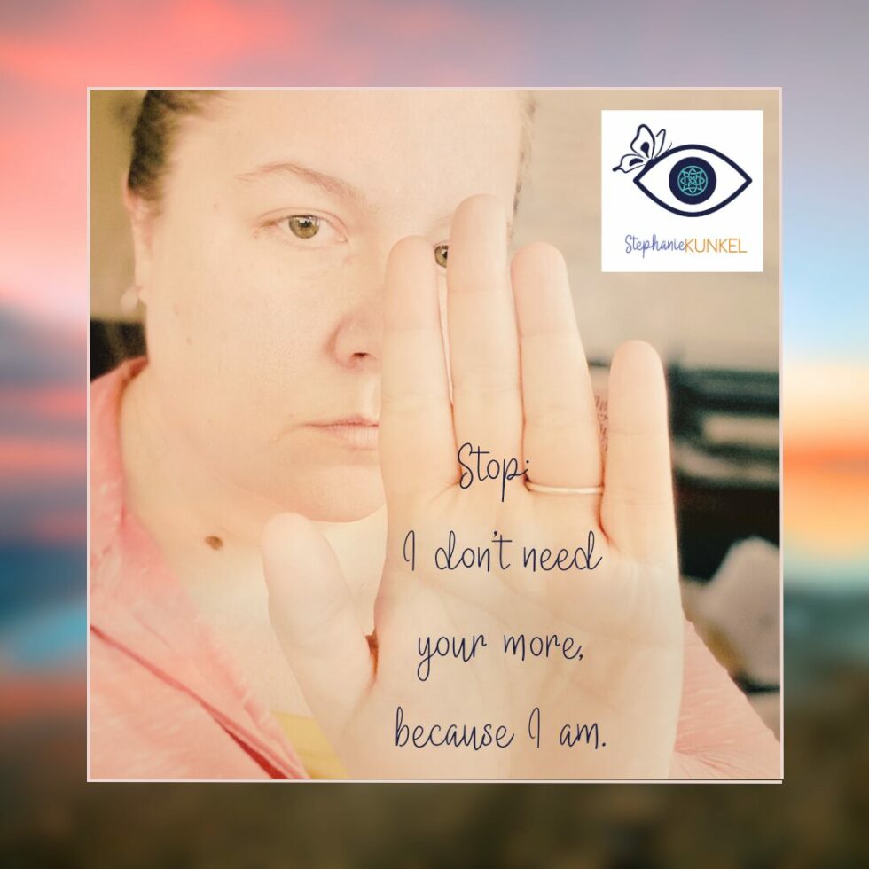 I just can't - Stephanie Kunkel, Perspective Shifting, LLC